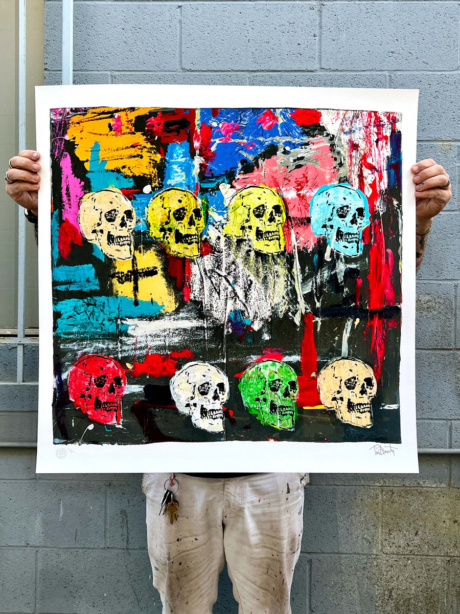 Tim Armstrong – Eight Skulls Limited Edition Art Print – Tim Armstrong Art
